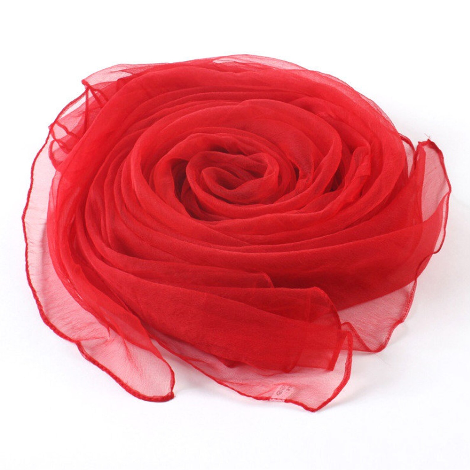 100% Silk Scarf Pure Silk Long Scarf Large Chiffon Scarf | Etsy