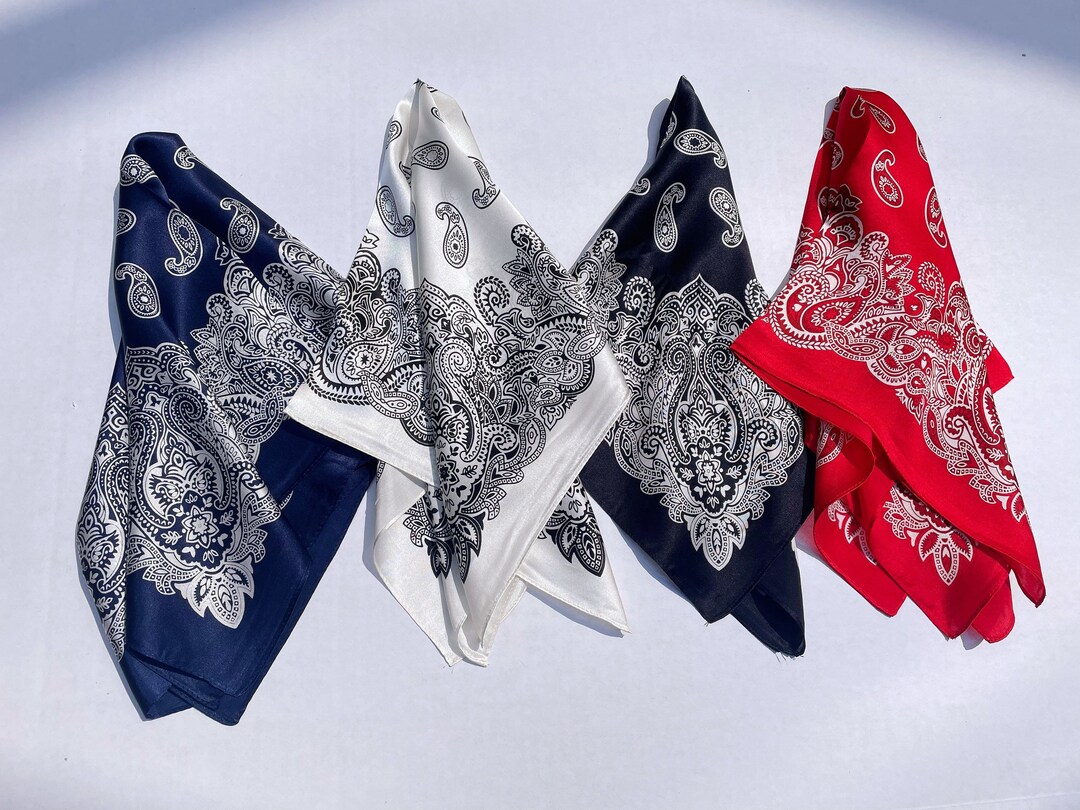 100% Silk Neck Scarf Silk Bandana Silk Neckerchief Silk - Etsy