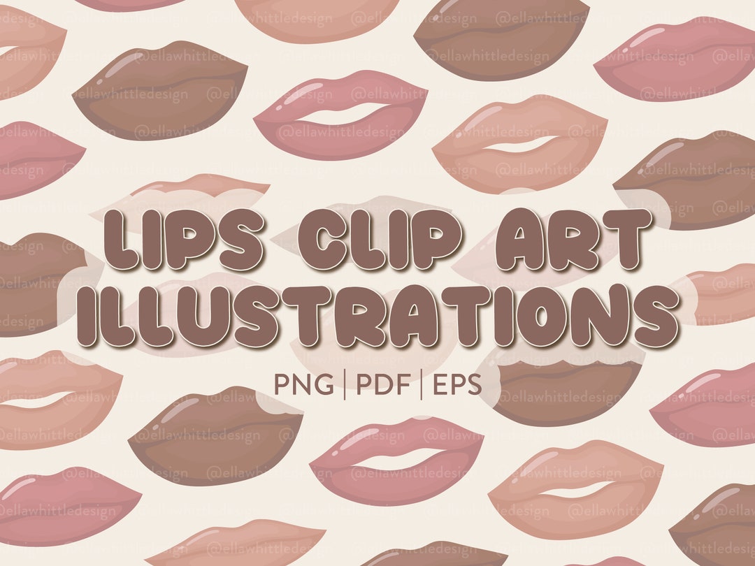 Lips Digital Download Illustrations for Training Manuals, Social Media ...