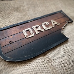 Orca Sign / Jaws Sign - Etsy