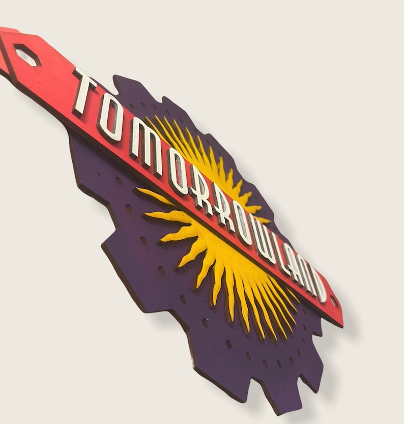 Tomorrowland Sign Disneyland/ Walt Disney World - Etsy