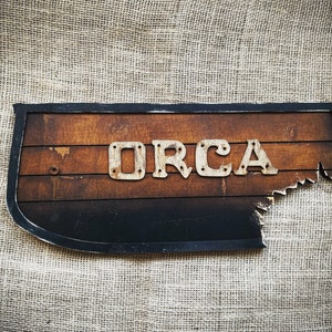 Orca Sign / Jaws Sign - Etsy