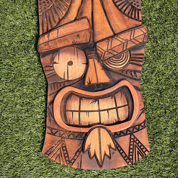 Tiki Mask - Etsy