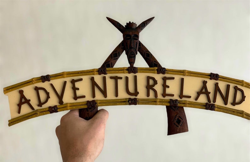 Magical Adventureland Wooden Sign - Ideal for Disney Enthusiasts - Etsy