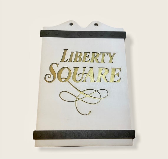 Liberty Square Sign Walt Disney World/ Disneyland - Etsy