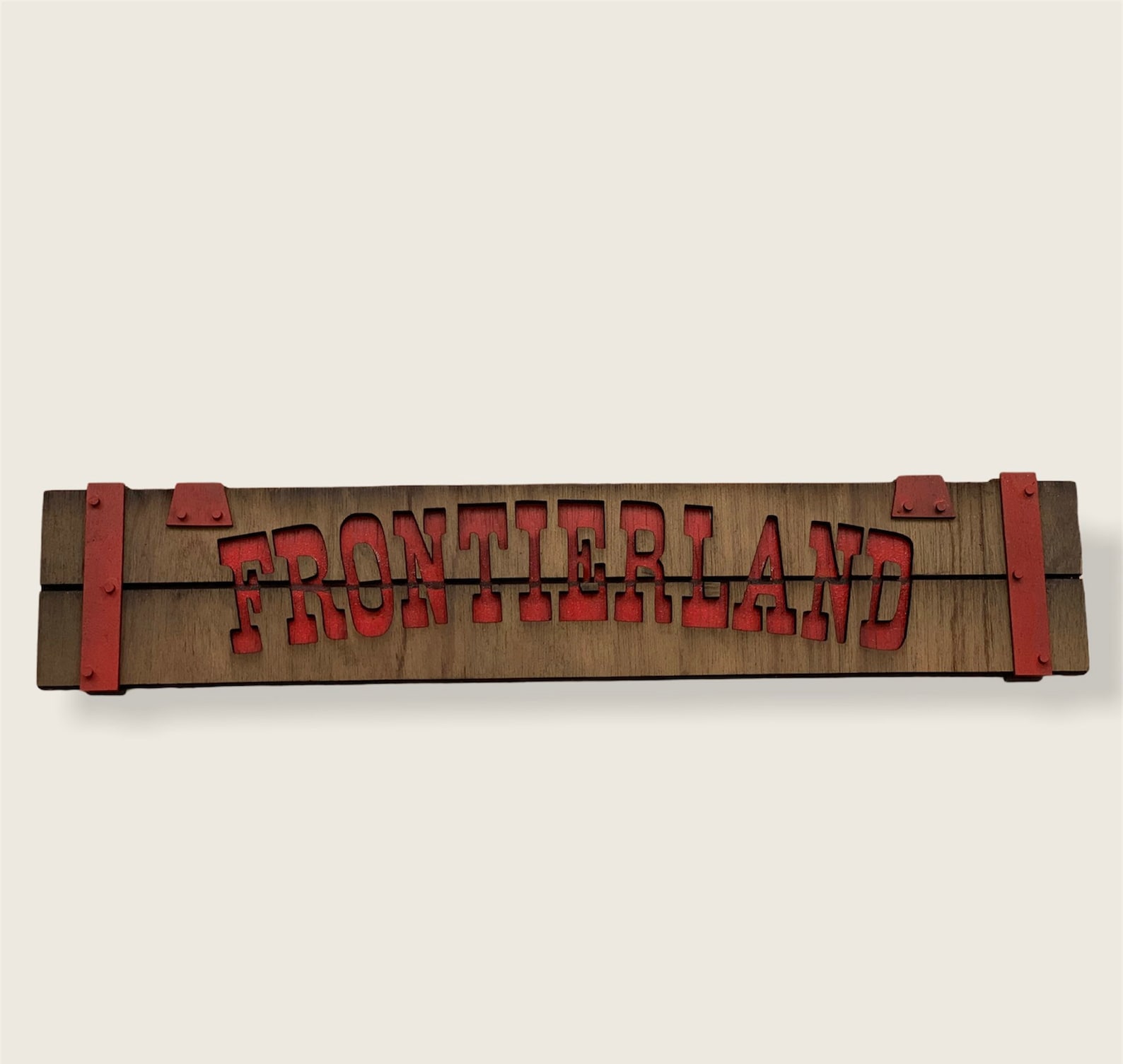 Disney Frontierland Entrance Sign - Etsy