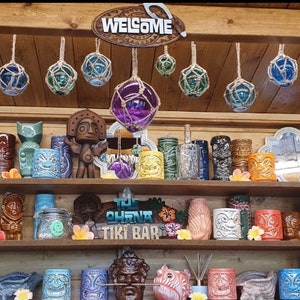 Tiki Welcome Sign/ Disney Maui Hook Welcome Sign - Etsy