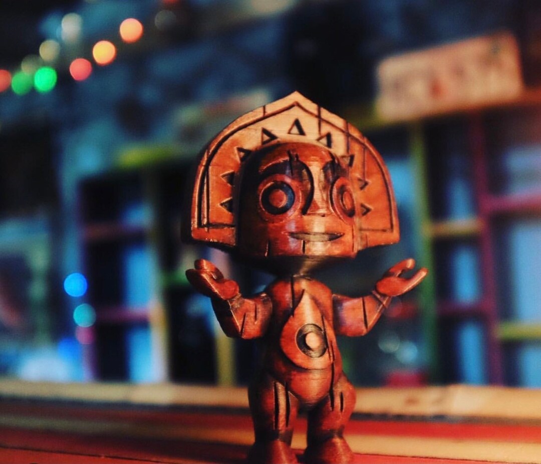 Statue du hall du complexe Disneys Polynesian Village / statue tiki ...