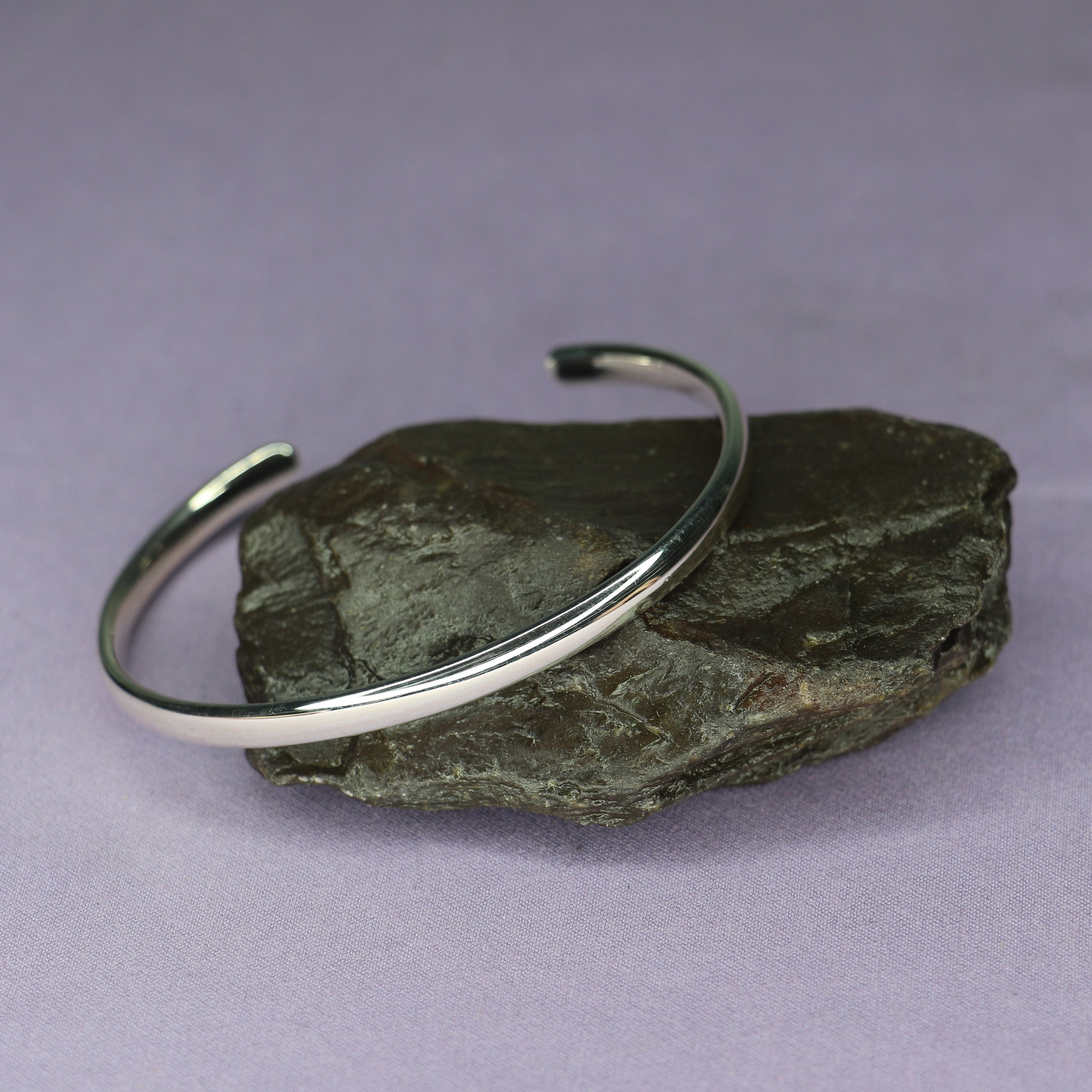 Ladies Girls Sterling silver torque bangle 16g. | Etsy