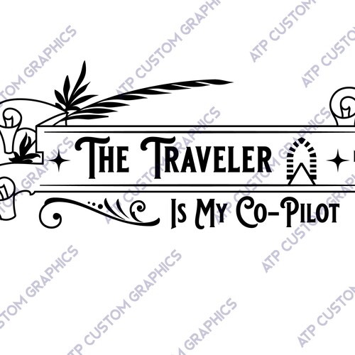 The Traveler is My Co-pilot Sticker Critical Role Decal for - Etsy