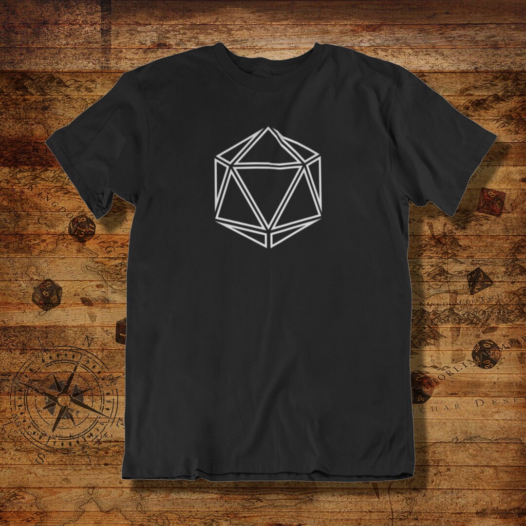Dungeons and Dragons Tshirt | Dungeon Master Gift | D20 Dice Shirt ...