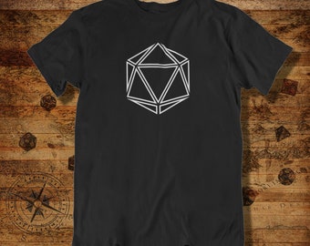 D20 Dragons Tshirt - Etsy