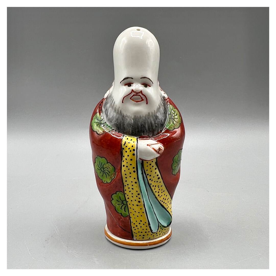 ALADIN Chinese Sage Salt Shaker France Porcelain Art Deco Pepper Shaker ...