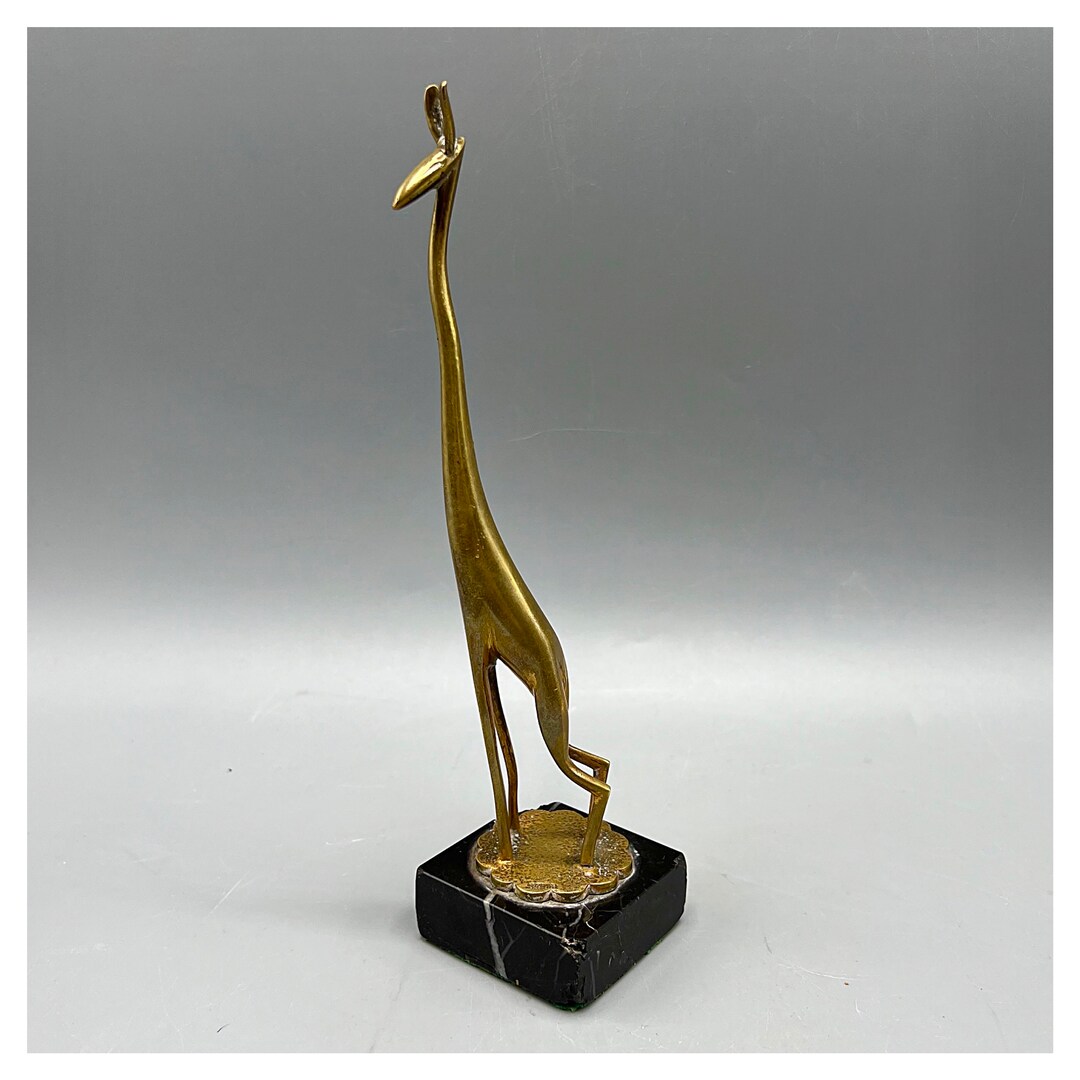 KARL HAGENAUER Giraffe Sculpture Bronze Figure Vienna Austria Rare Art ...