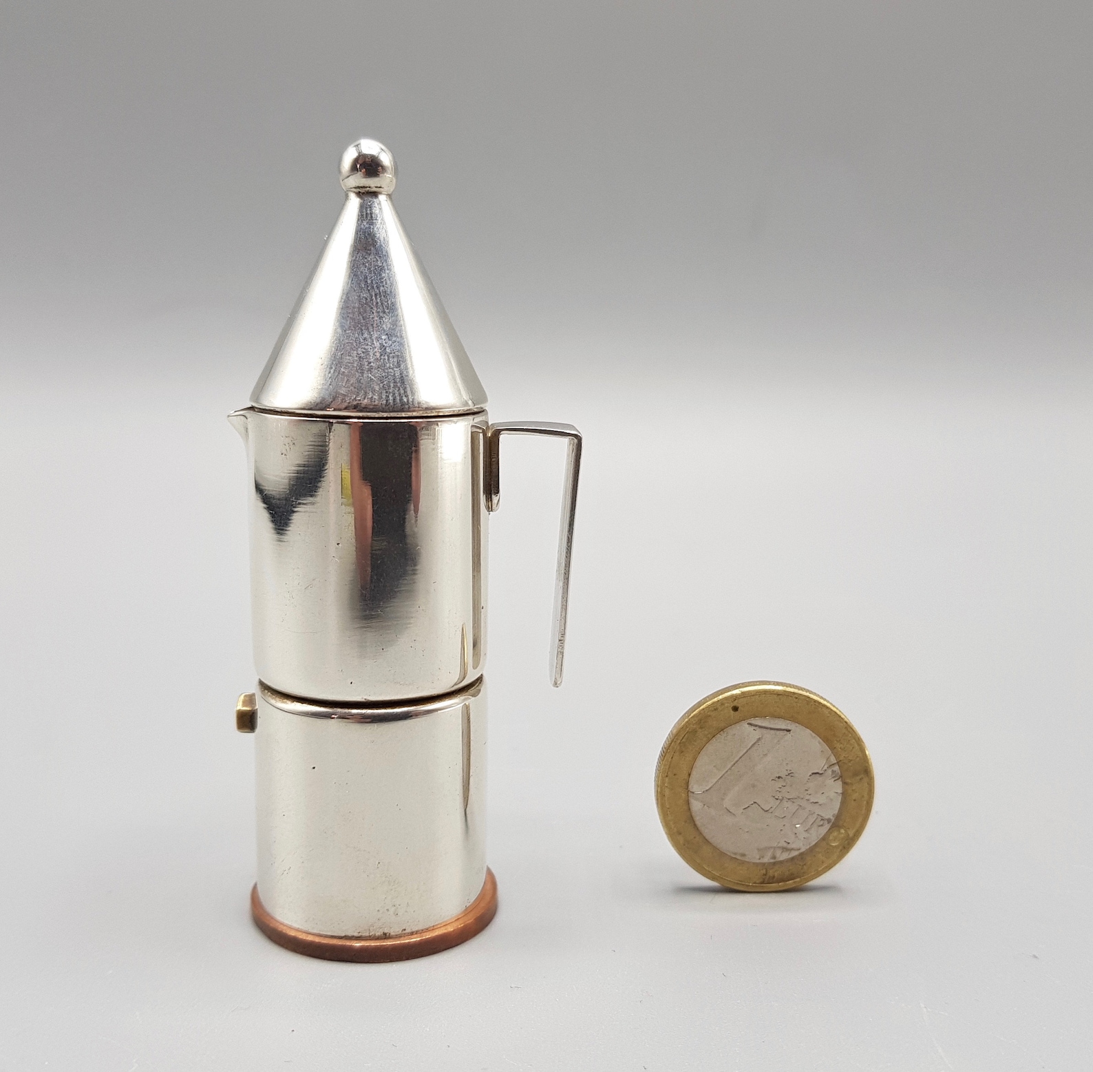 MINIATURE ALESSI La CONICA Rara Coffee Maker Collection in Sterling ...