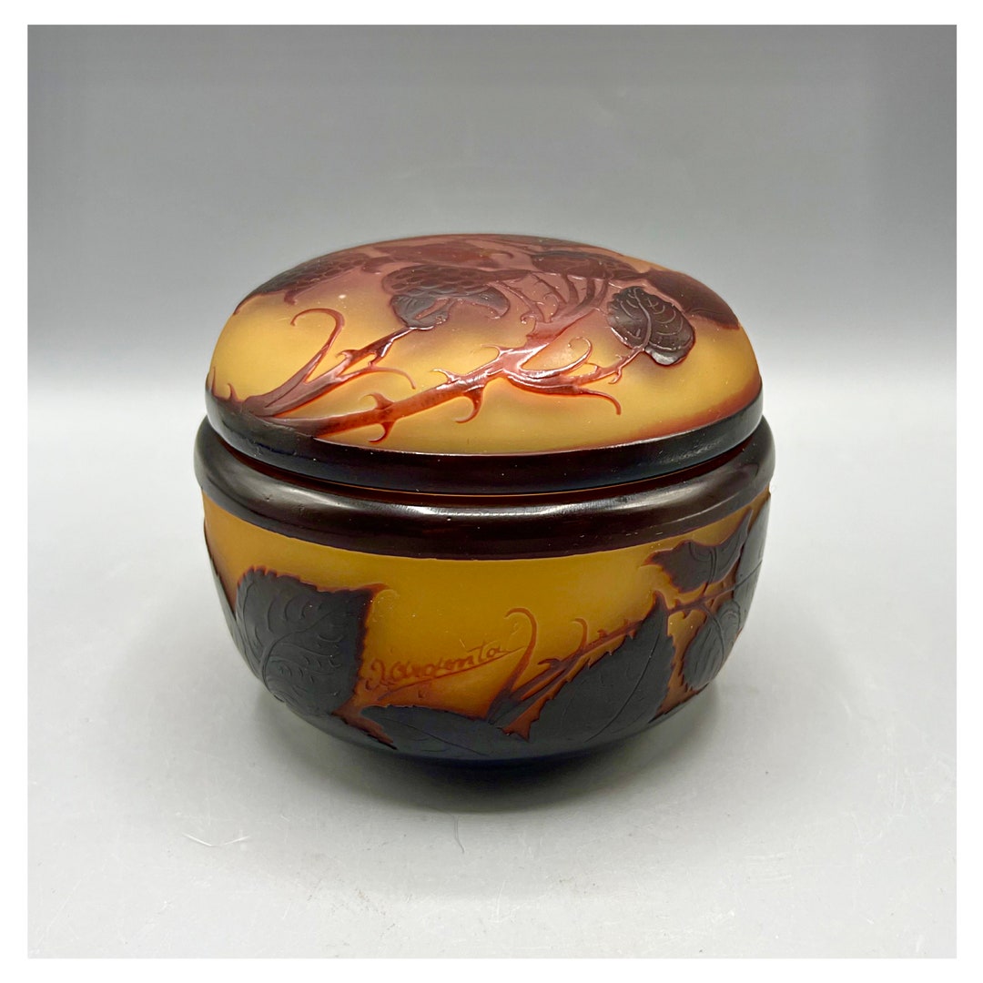 D'ARGENTAL NANCY Paul Nicolas Candy Box Crystal Cameo Jewelry Box Art ...