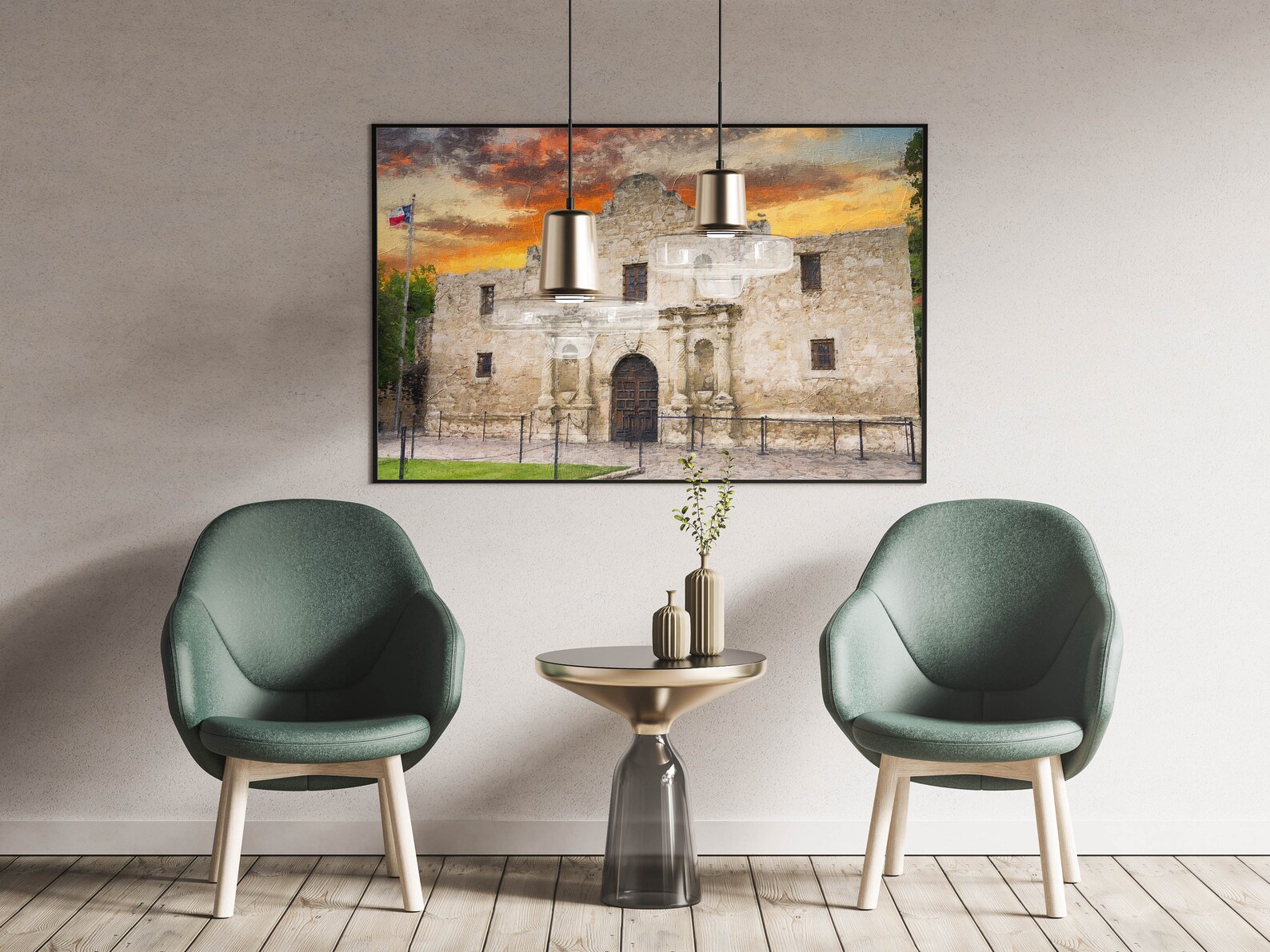The Alamo San Antonio Canvas Print – Modern Texas Landmark Wall Art - Etsy