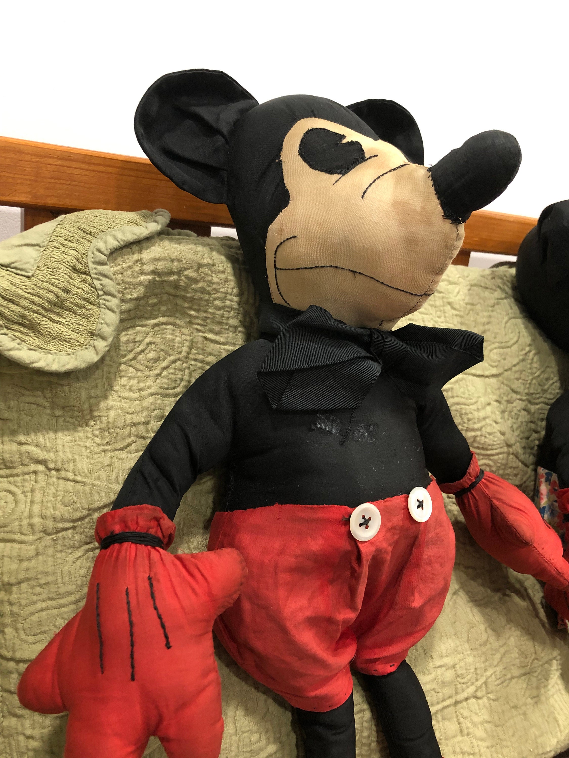 1920's Minnie and Mickie Mouse Made From Pattern - Etsy