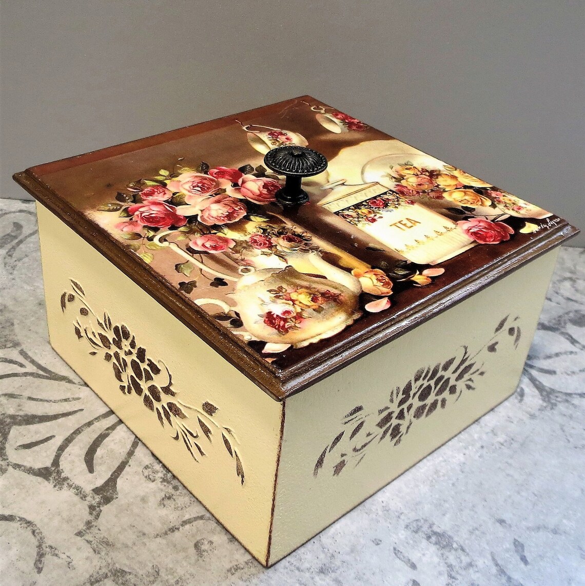 Tea Box, Sweet Box, tea Time, Kitchen Decoration, Kitchen Table ...