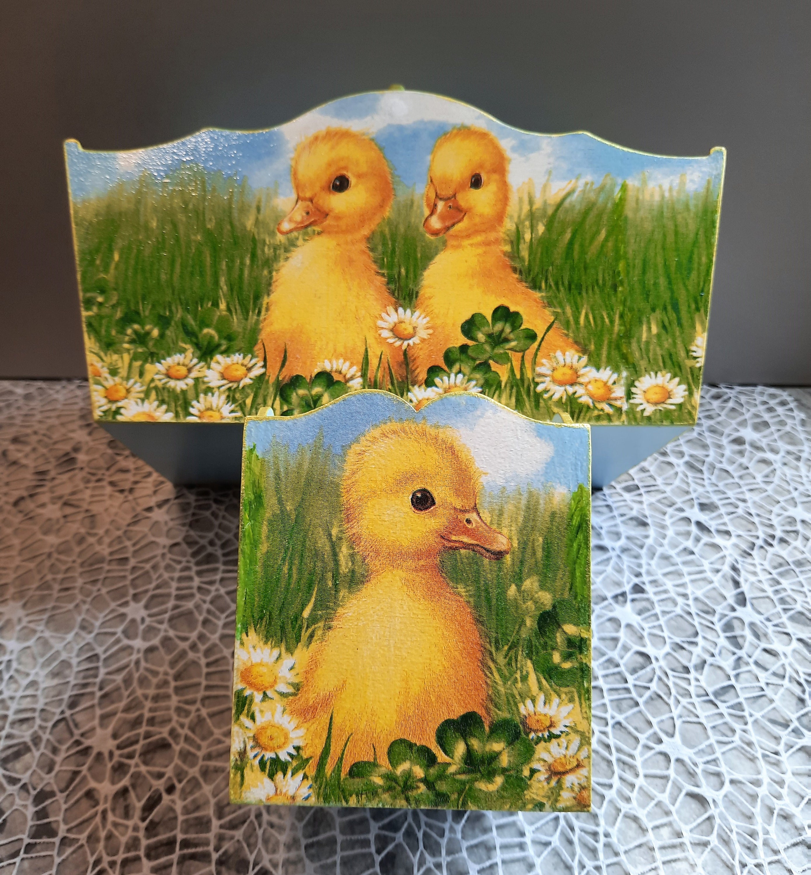 Playful Duck Set Kids Desk Organizers Kids Room Decor - Etsy