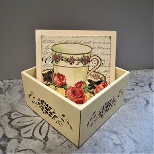 Tea Box, Sweet Box, "tea Time", Kitchen Decoration, Kitchen Table ...