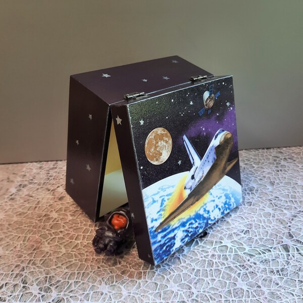 Wooden Toy Spaceship - Etsy