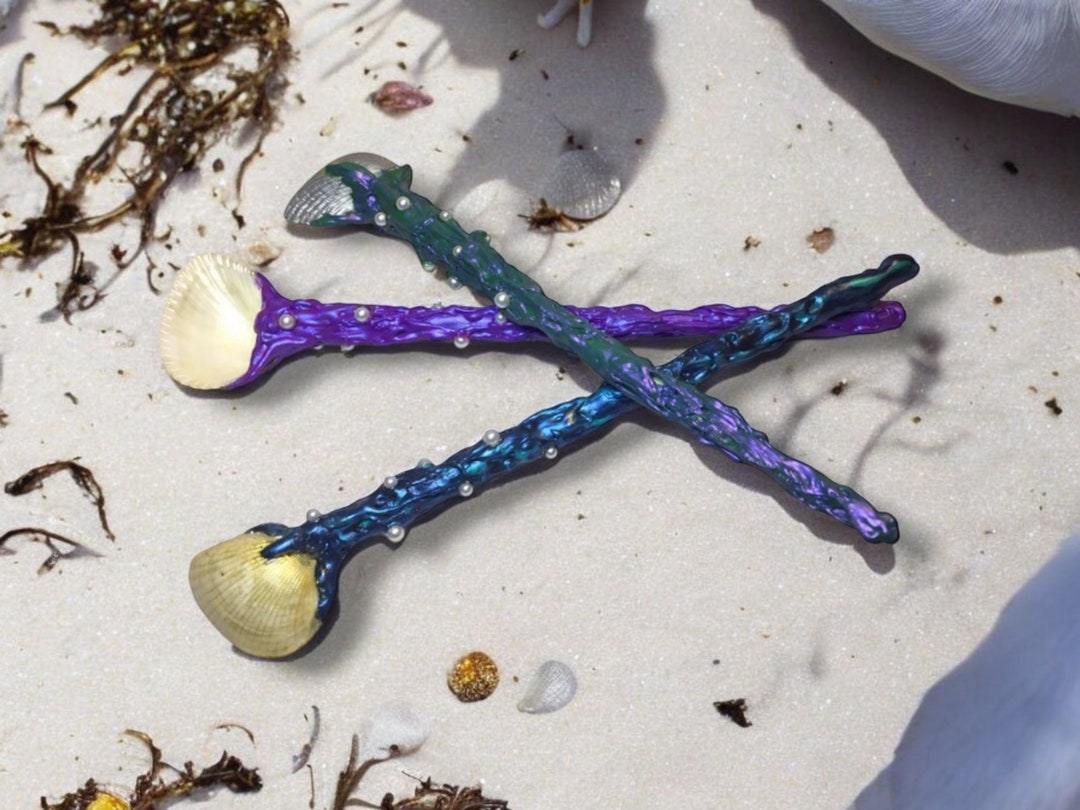 Handcrafted Sea Witch Candle Snuffer With Found Shells and Faux Pearls ...