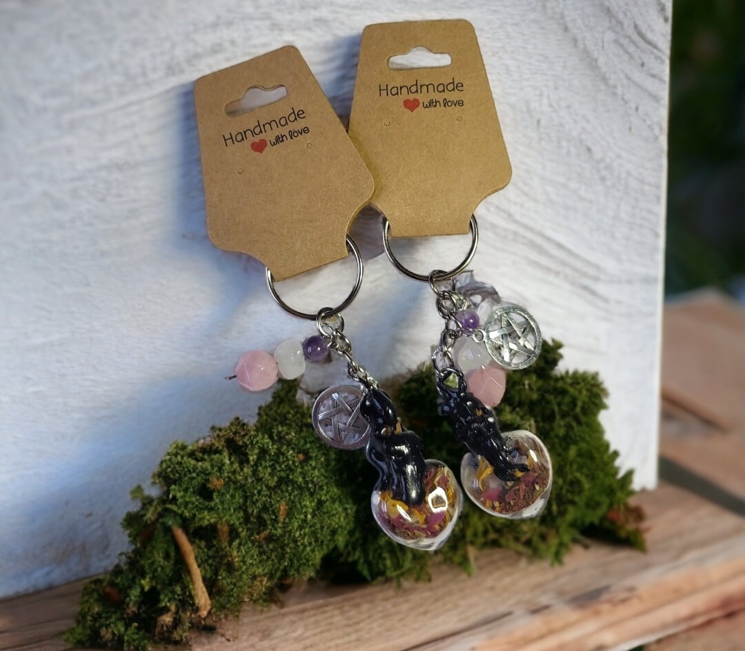 Mini Spell Bottle Keychains, Self Love Spell Bottle, Prosperity Spell ...
