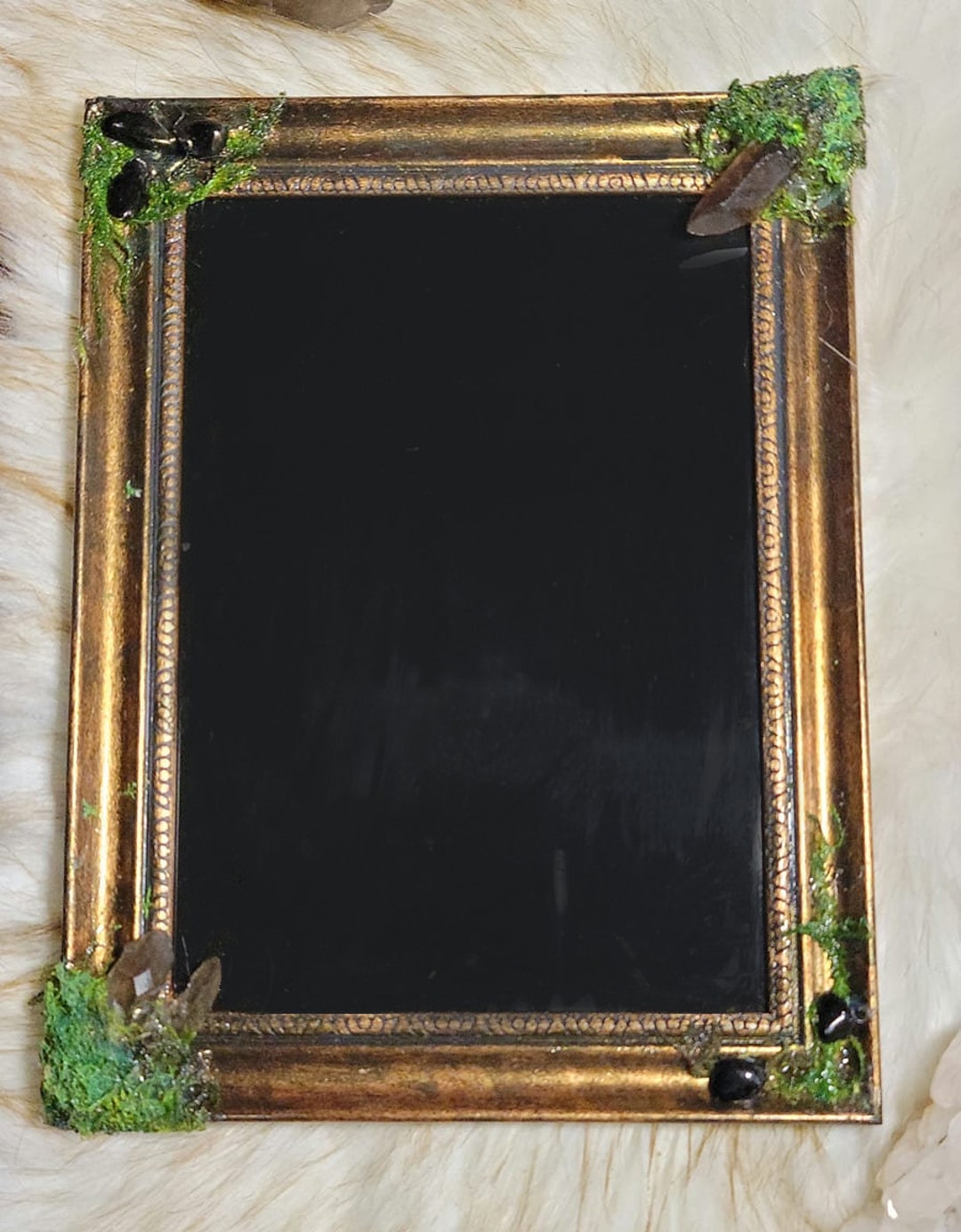 Forest Witch, Scrying Mirror, Handmade Scrying Mirror, Catoptromancy ...