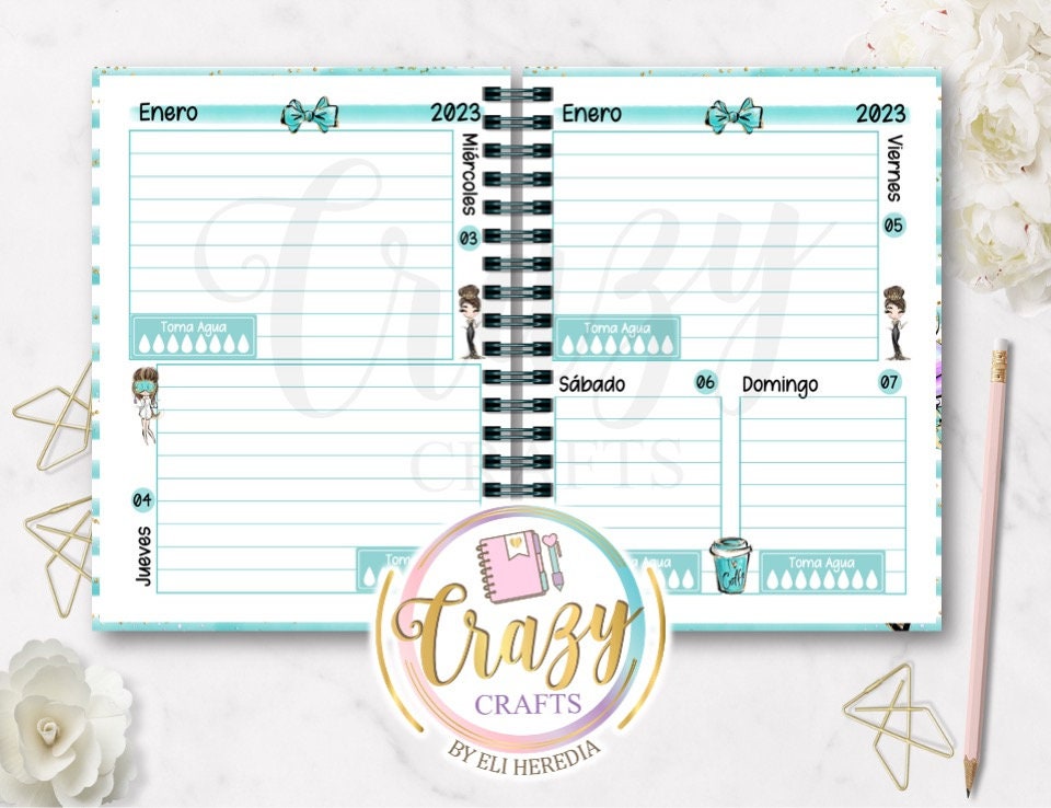 MC Agenda Fancy Breakfast 2024 Half Letter / Colorful Agenda / Agenda ...