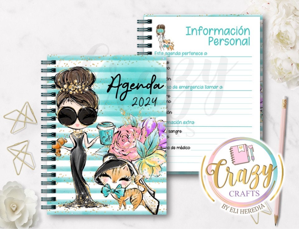 MC Agenda Fancy Breakfast 2024 Half Letter / Colorful Agenda / Agenda ...