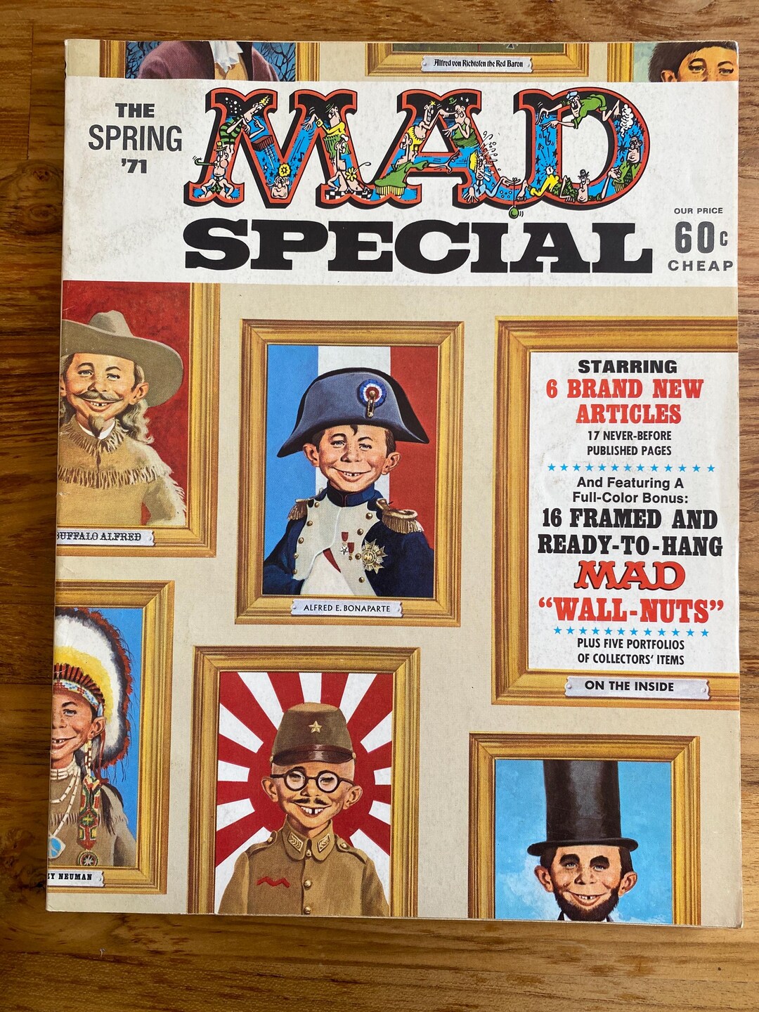 MAD Special Magazine - the Spring '71 With Ready-to-hang Mad "wall Nuts ...