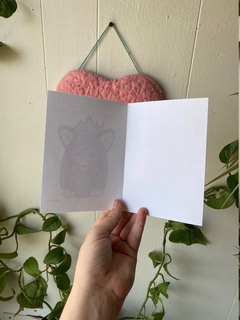 Furby Valentines Day Card, Instant Download, Print at Home Card - Etsy