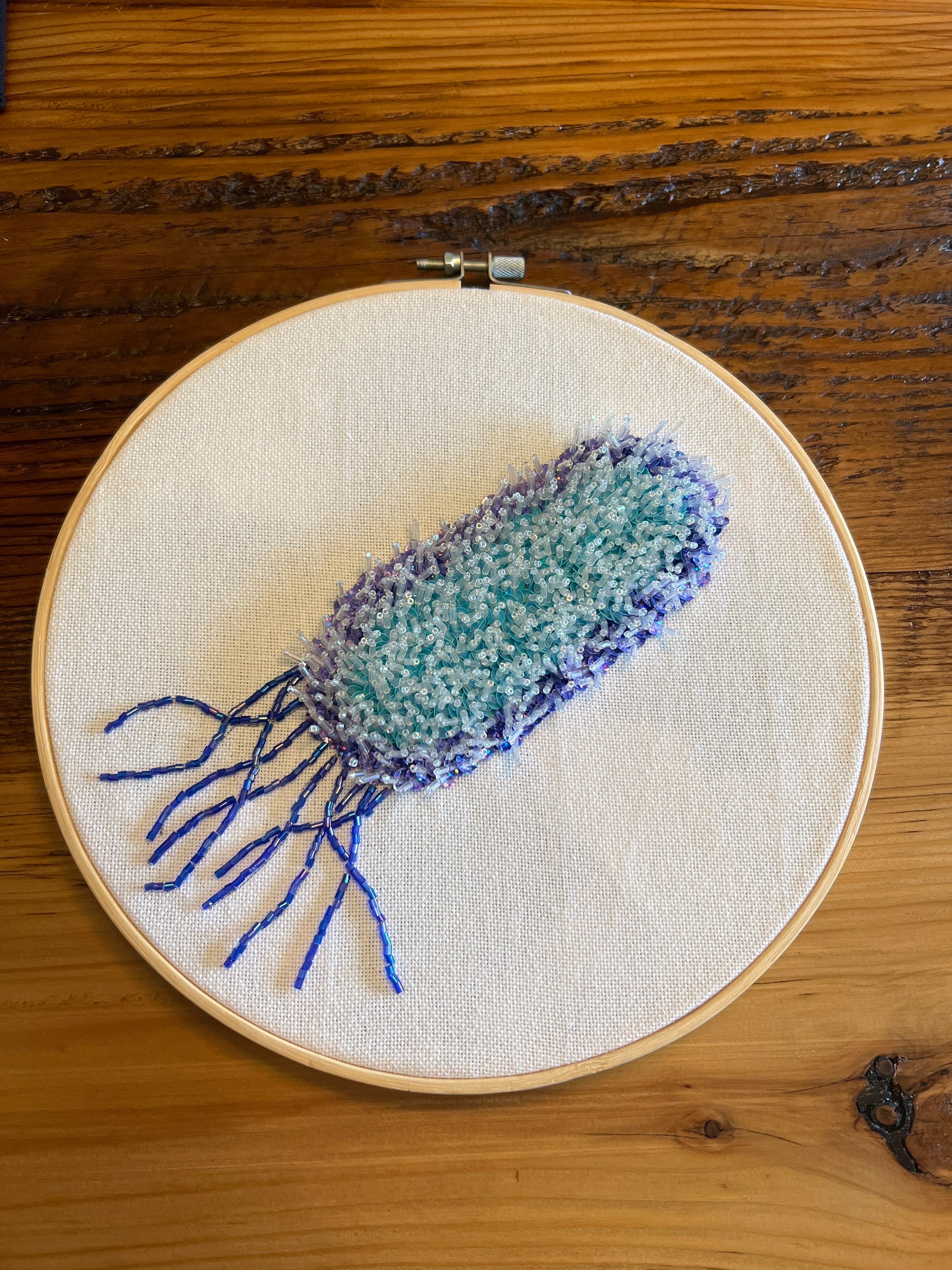 Pseudomonas Aeruginosa Handmade Bead Embroidery Microbiology Pathology ...