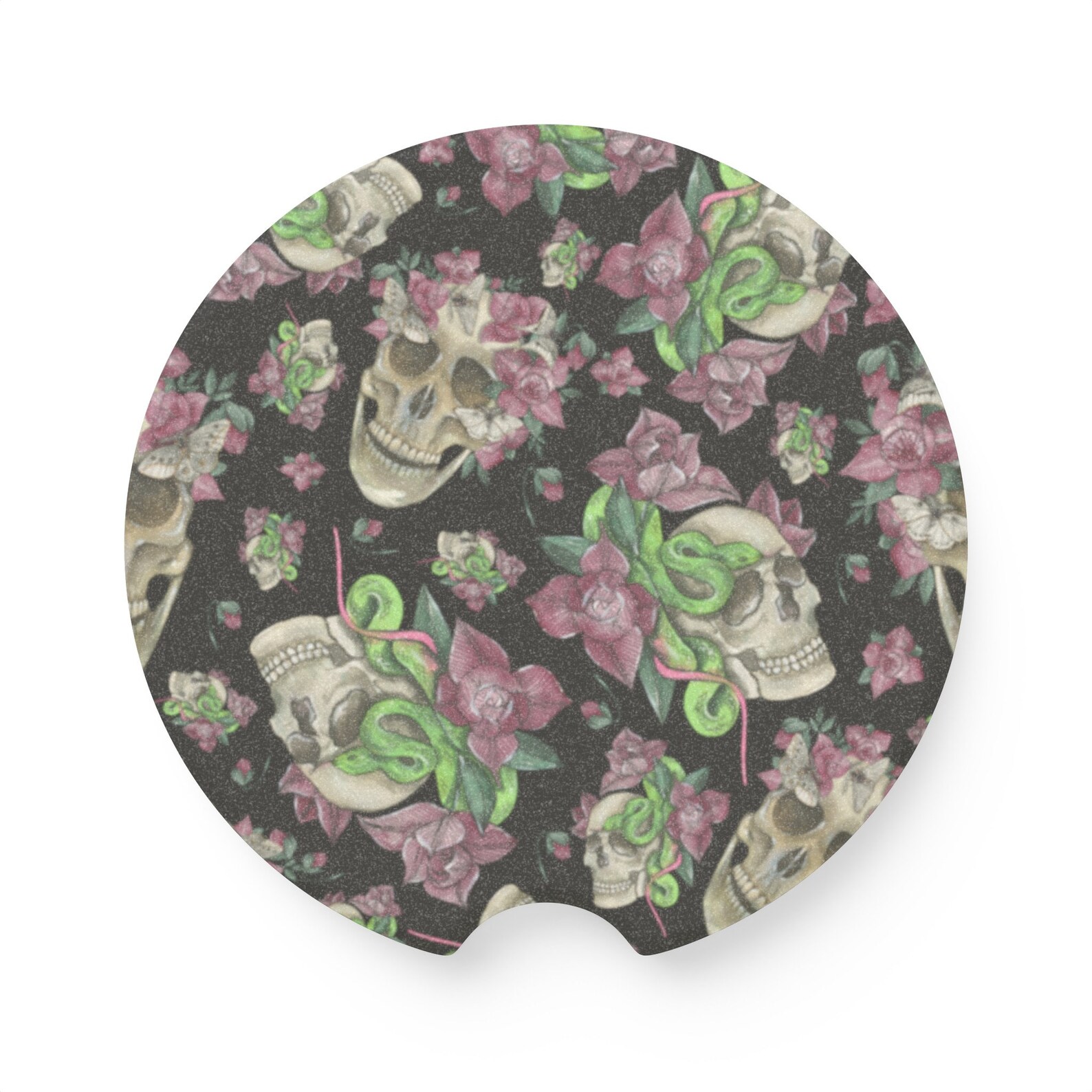 Pastel Goth Floral Skull Pathology Assistant Funeral Director Soapstone ...