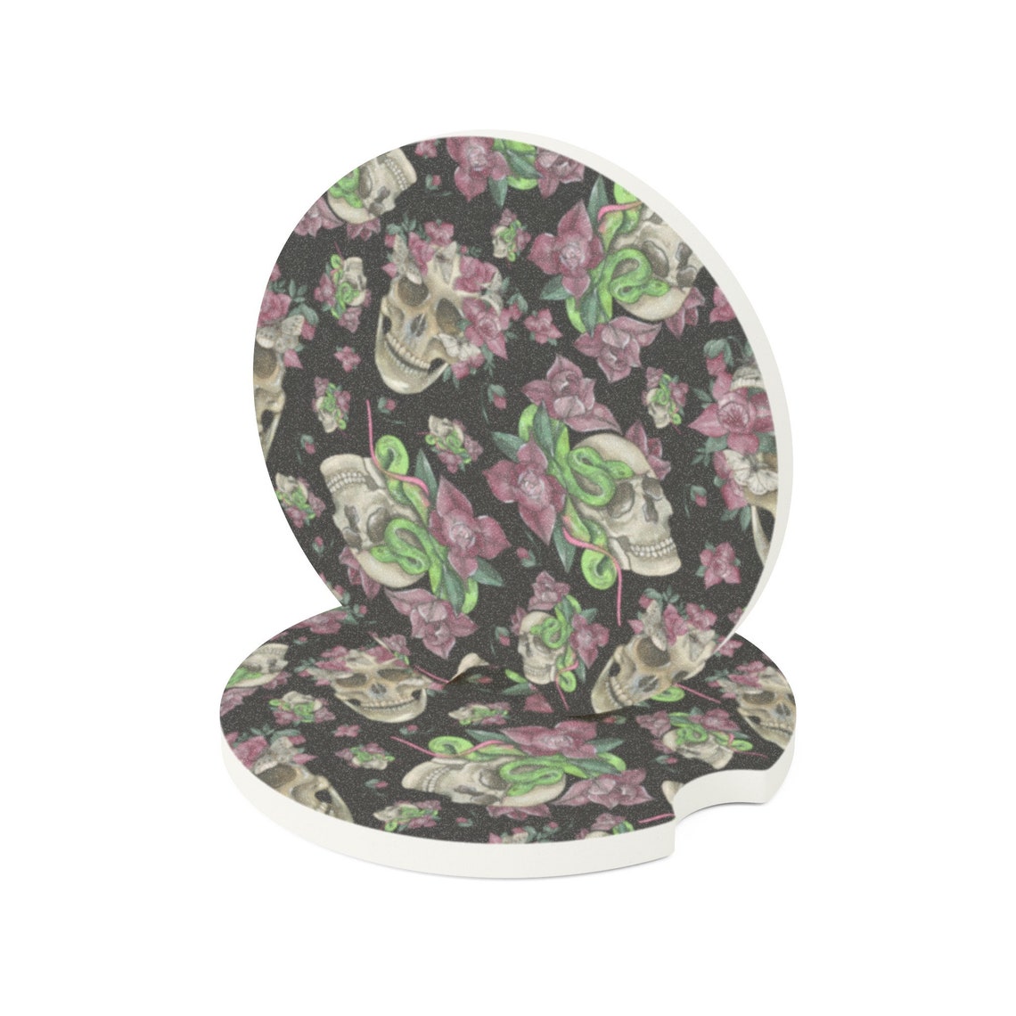 Pastel Goth Floral Skull Pathology Assistant Funeral Director Soapstone ...