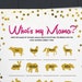 Who is My Mommy Animal Game, Printable Baby Games, Guess My Mama Game ...