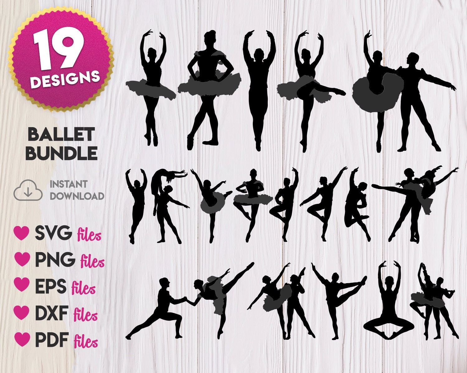 Ballet SVG, Ballet Silhouette, Ballet Vector, Ballet Png, Ballet Eps ...