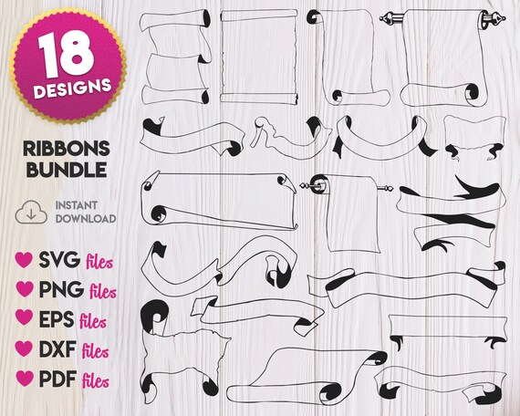 Bänder SVG Bundle Band Silhouette svg | Etsy