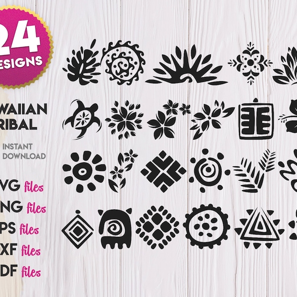 Hawaiian Tribal Svg - Etsy