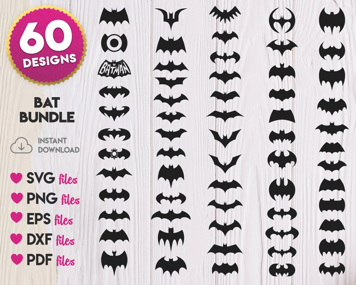Bat Wings SVG, Bat Wings Silhouette, Bat Wings Logo, Bat Wings Clipart ...