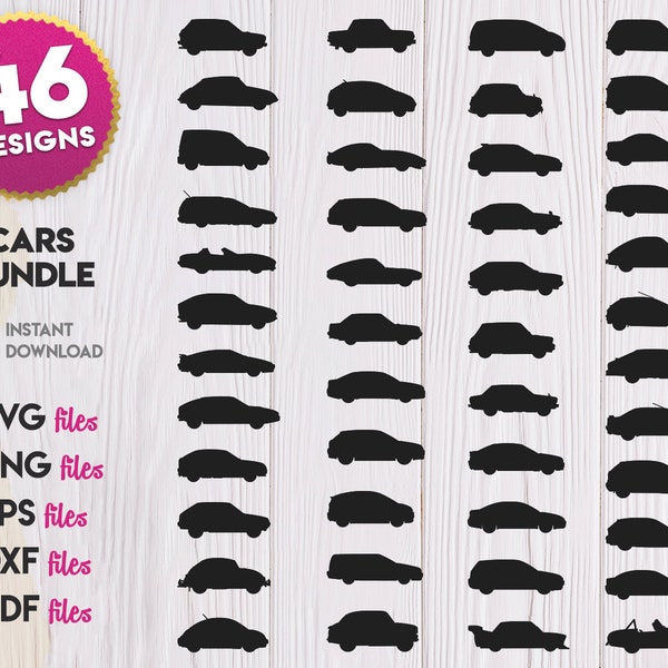 Car silhouettes svg - Etsy Österreich