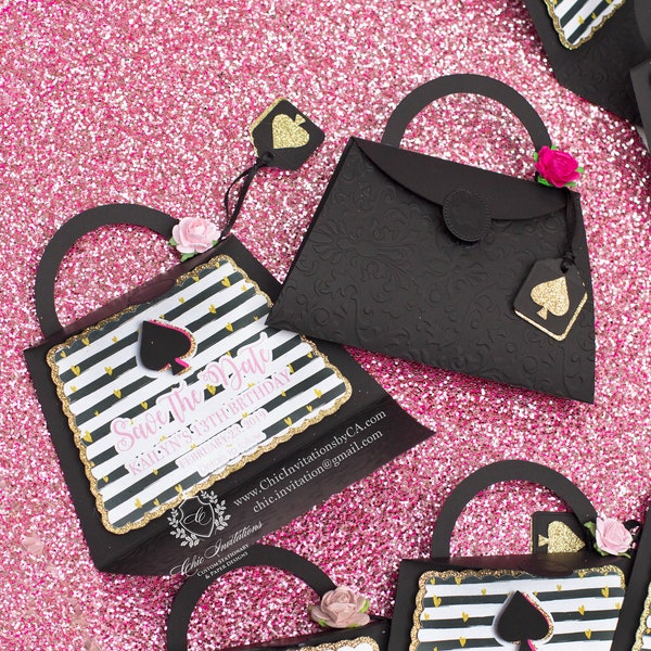 Purse Invitations - Etsy