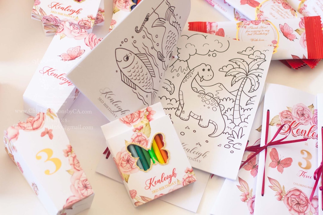 Custom Coloring Book, Handmade Coloring Book, Personalized for Any ...