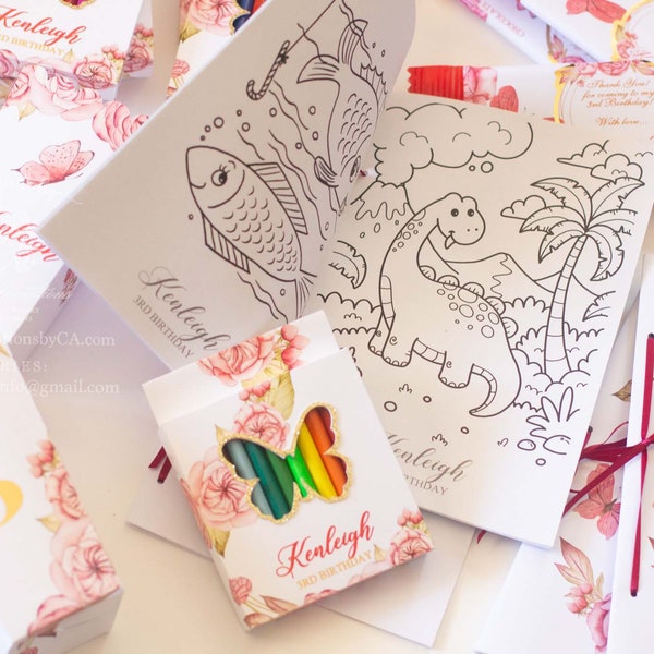 Custom Coloring Book - Etsy