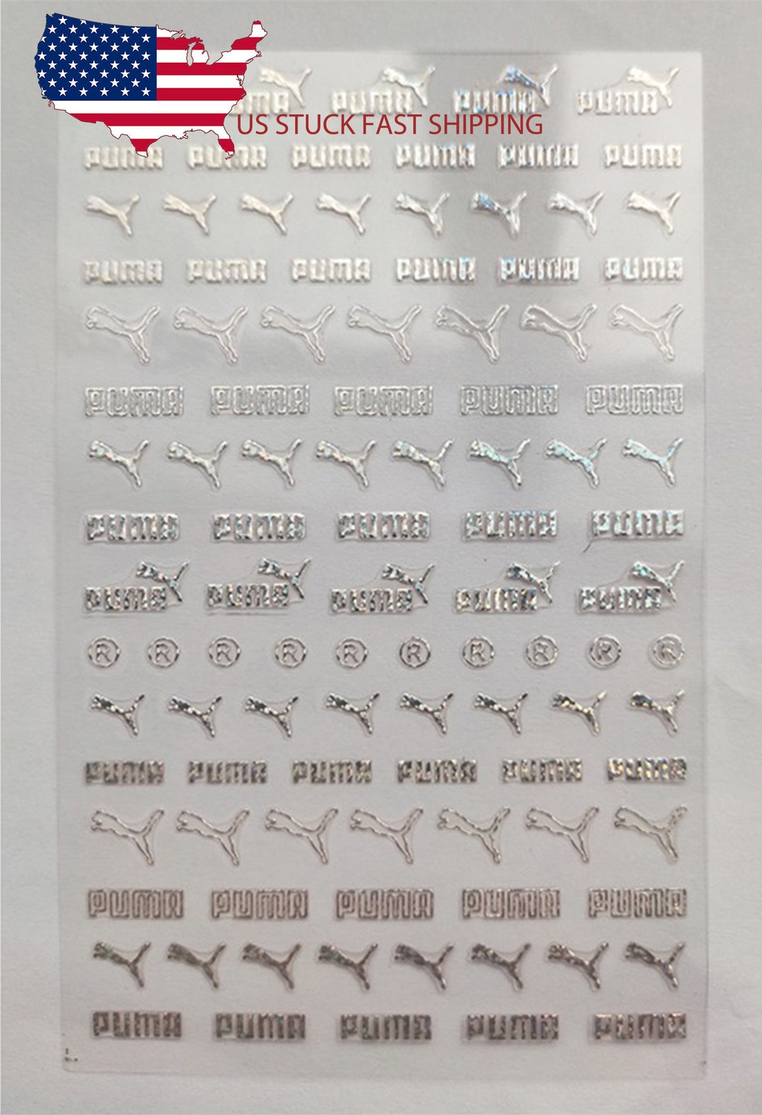 PUMA Designers Brand Name Stickers for Nail Art Decoration Luxury - Etsy
