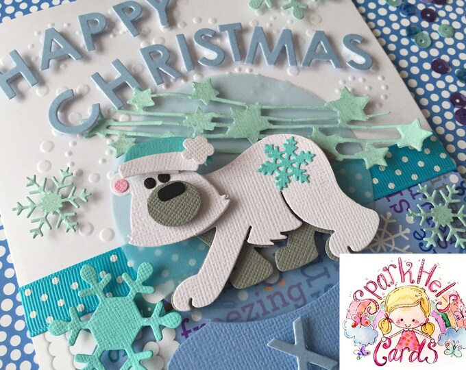 Polar Bear A5 Christmas Card - Etsy