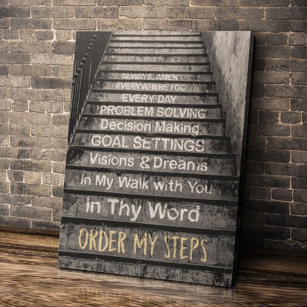 Order My Steps Art - Etsy