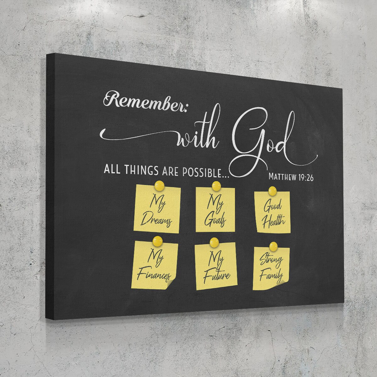 Christian Wall Art Motivational Wall Art Scripture Wall Decor Office ...