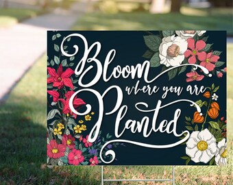 Spring Yard Signs - Etsy